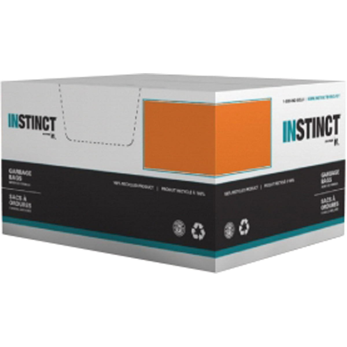 Industrial Garbage Bags, X-Strong, 50" W x 35" L, 1.2 mils, Black, Ope ...