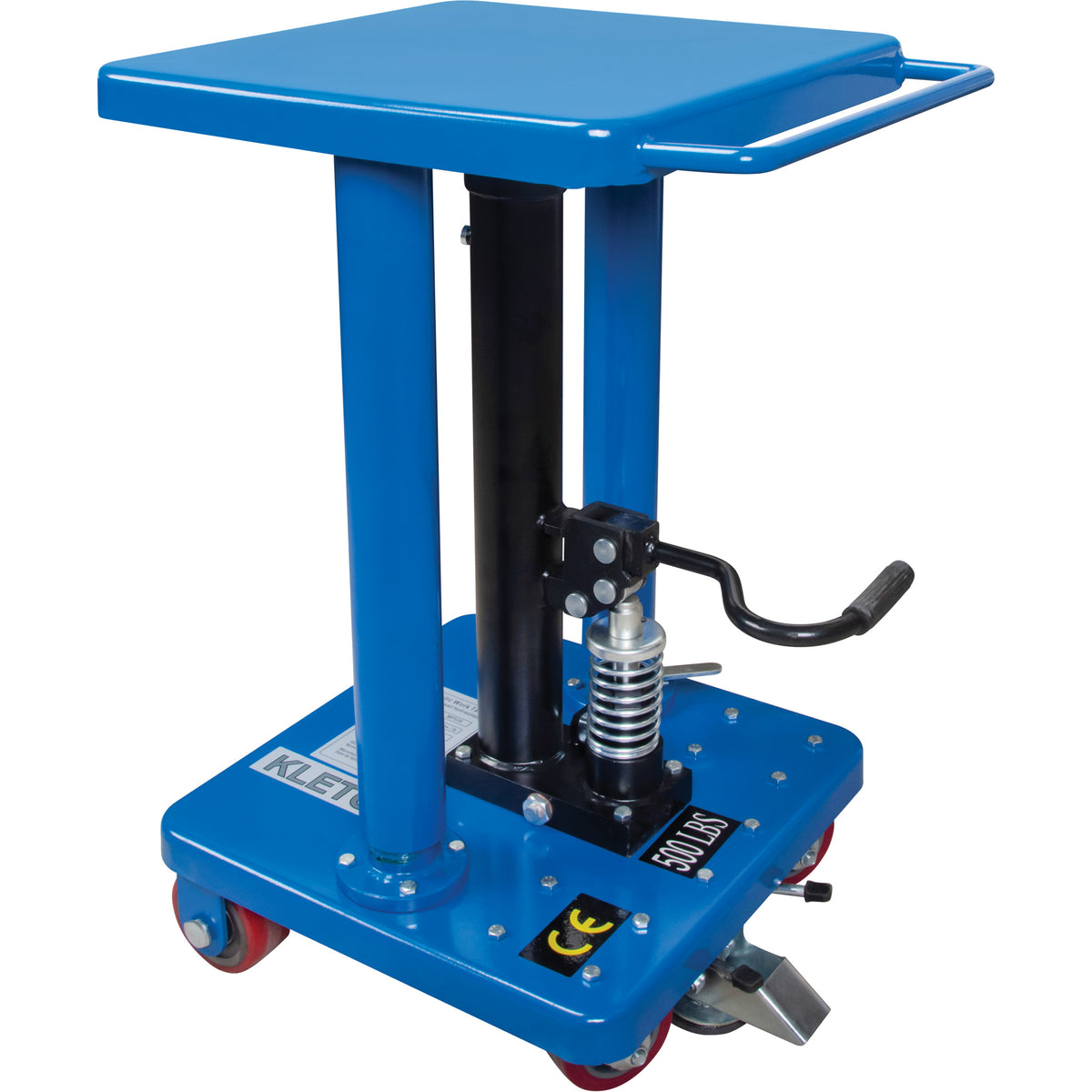 Hydraulic Work Table, 18" L x 18" W, Steel, 500 lbs. Capacity ...
