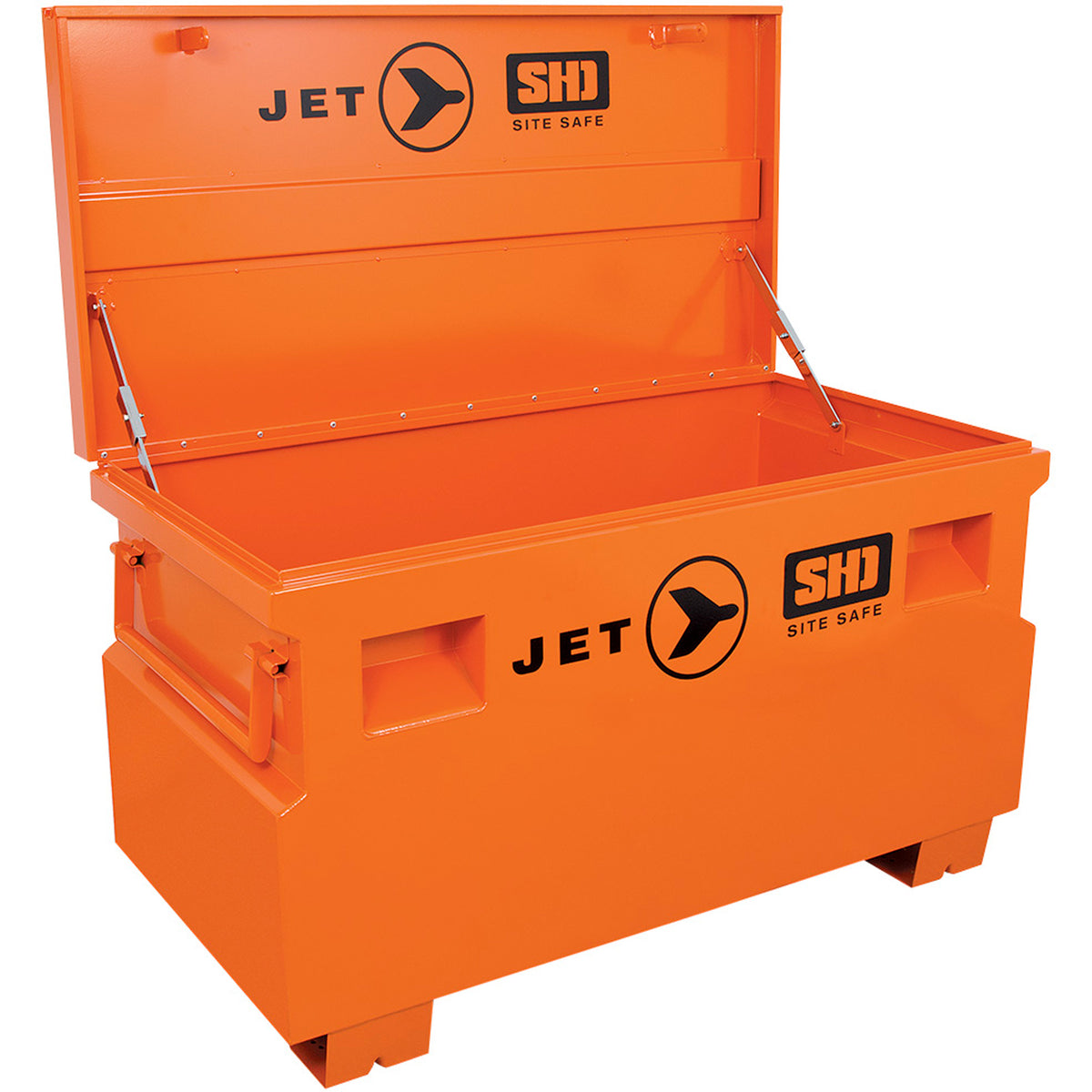 Heavy-Duty Jobsite Tool Storage Box, 48-1/8" x 24-1/8" x 28-3/8", Stee ...