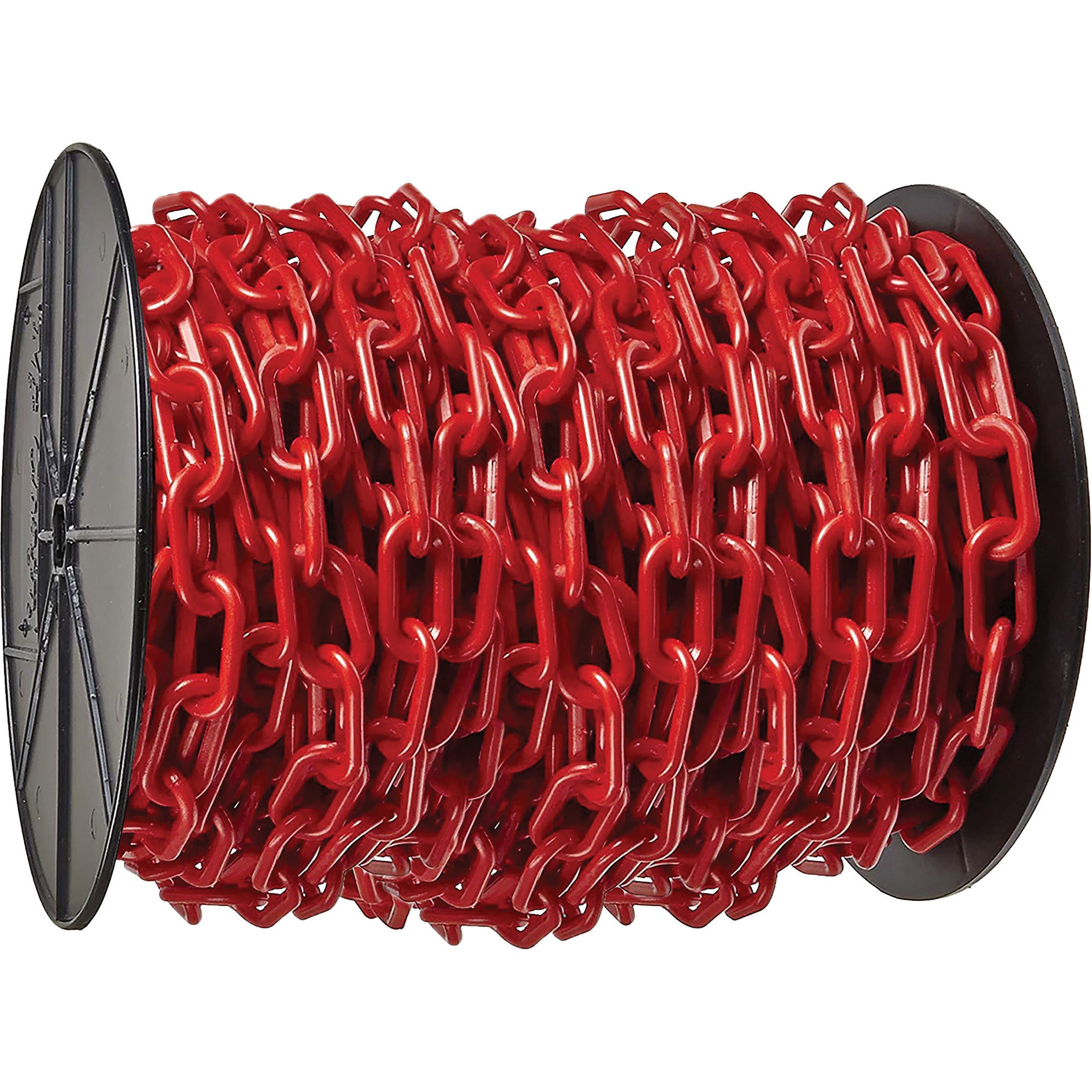 Heavy-Duty Plastic Safety Chain, Red — shopSafety.ca