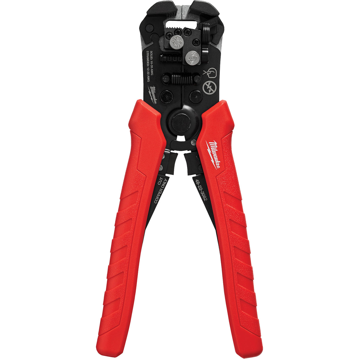 Self-Adjusting Wire Stripper & Cutter, 10 - 20/12 - 22 AWG — shopSafety.ca