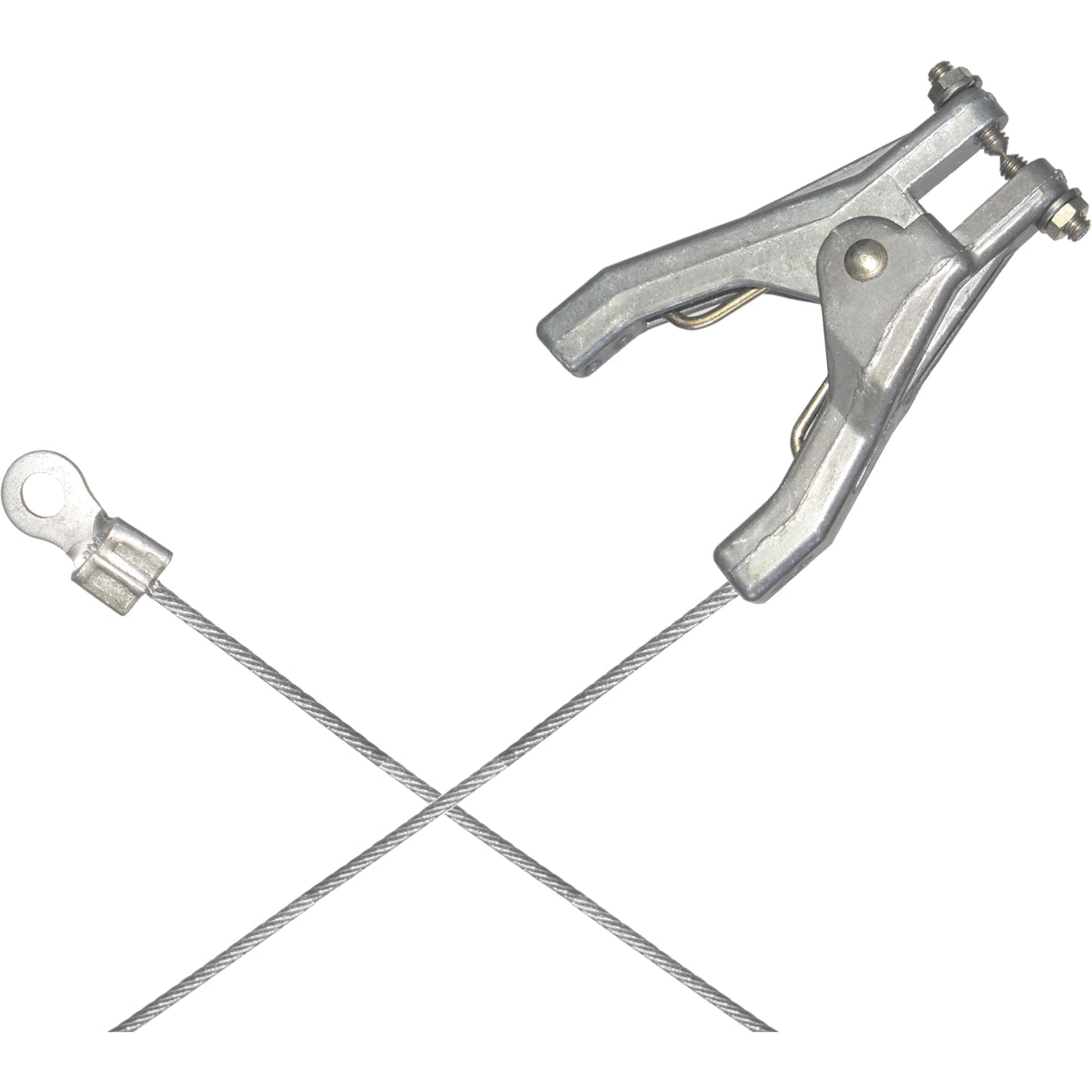 Heavy-Duty Bonding & Grounding Wire Assemblies - Hand Clamp & 1/4" Ter ...
