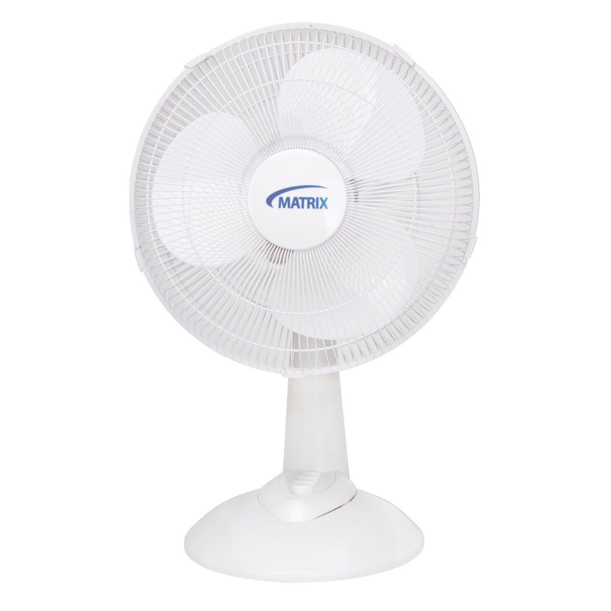 Oscillating Desk Fan with Push Buttons, 12" Diameter, 3 Speeds ...