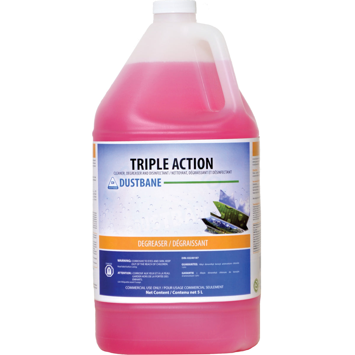 Triple Action - Cleaner, Degreaser, and Disinfectant, 5 L, Jug ...