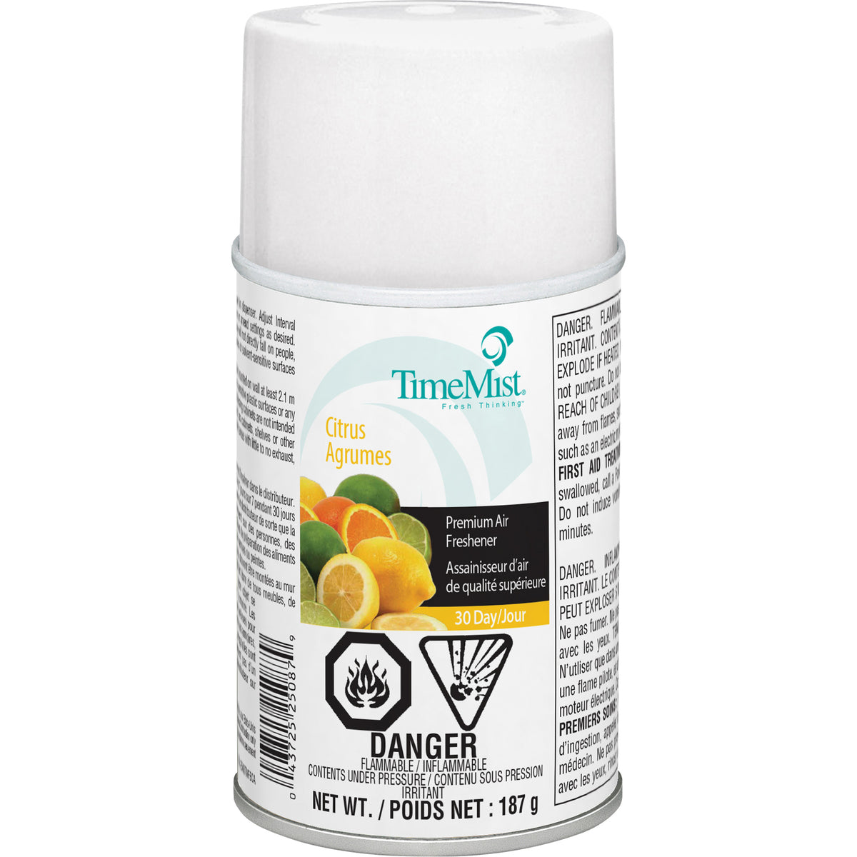 TimeMist® Industrial Strength Air Freshener, Citrus, Aerosol Can/Cartr ...