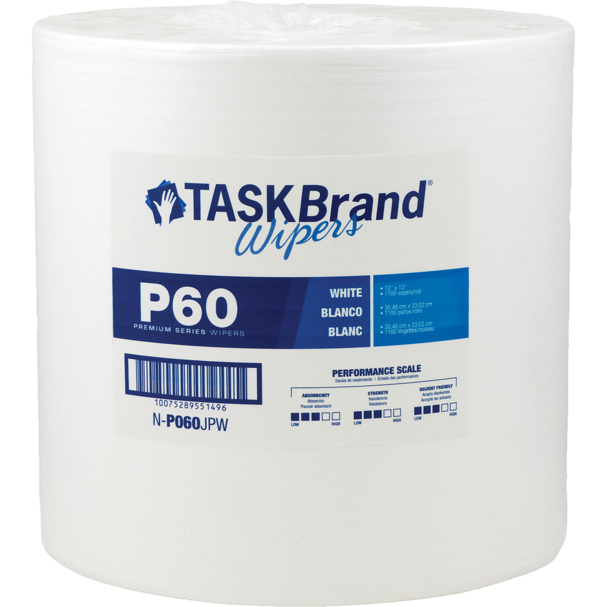 TaskBrand® P60 Premium Series Wipers, Roll — shopSafety.ca