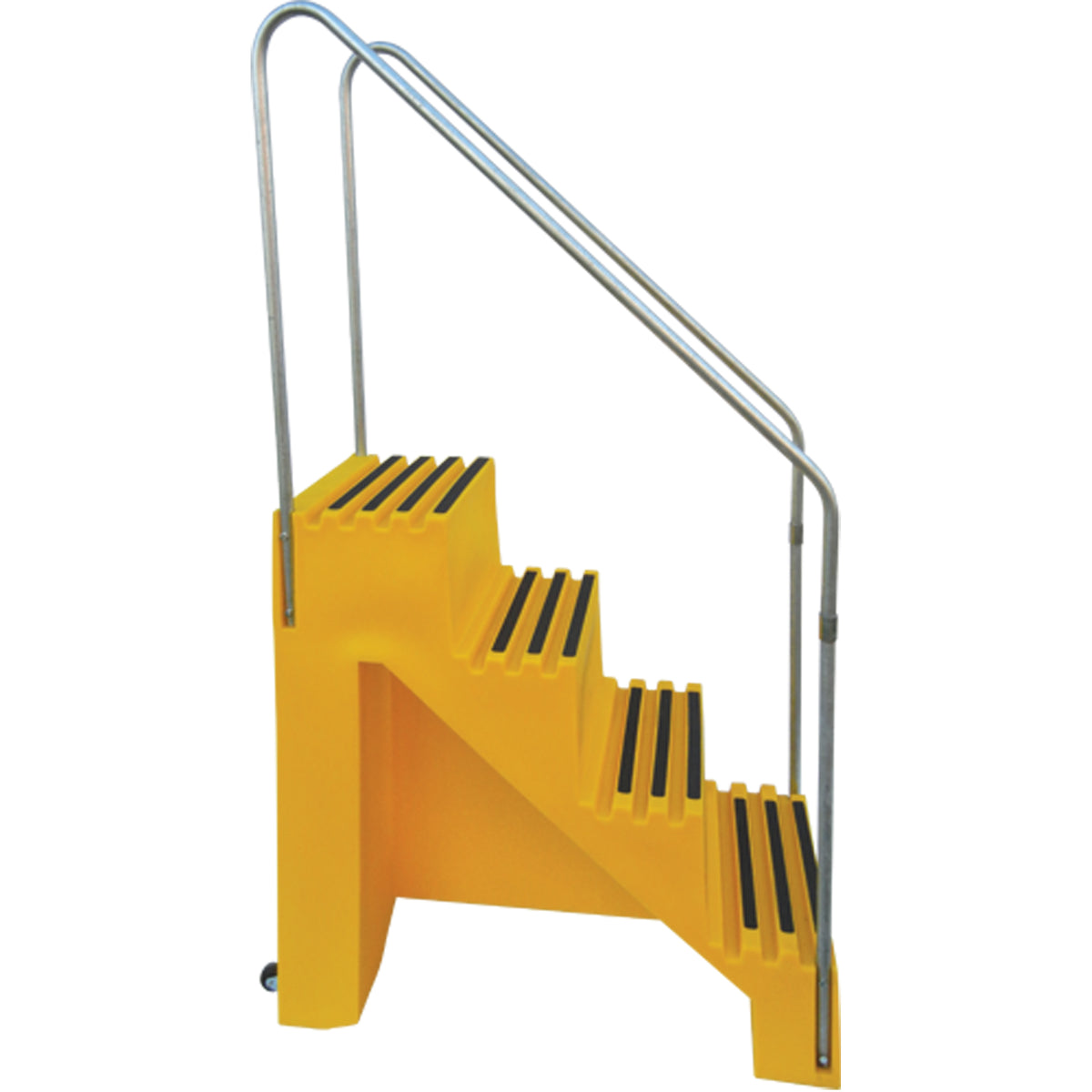 Industrial Step Stool, 4 Steps, 43" x 22-1/2" x 66" High — shopSafety.ca