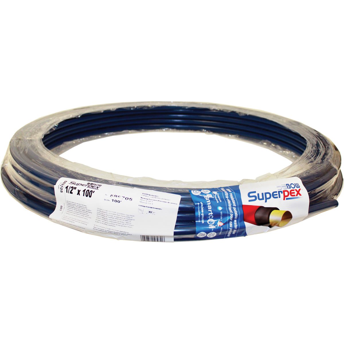Superpex Cold Pipe, Plastic, 100' L x 0.75" Dia. — shopSafety.ca
