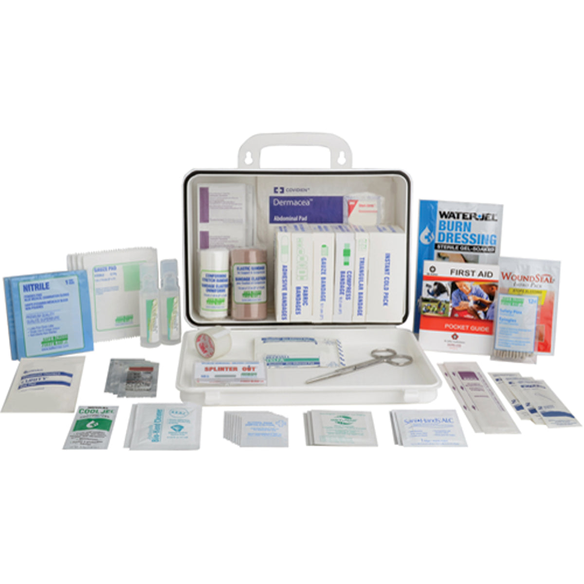Contractors' First Aid Kit, Class 1 Medical Device, Plastic Box ...