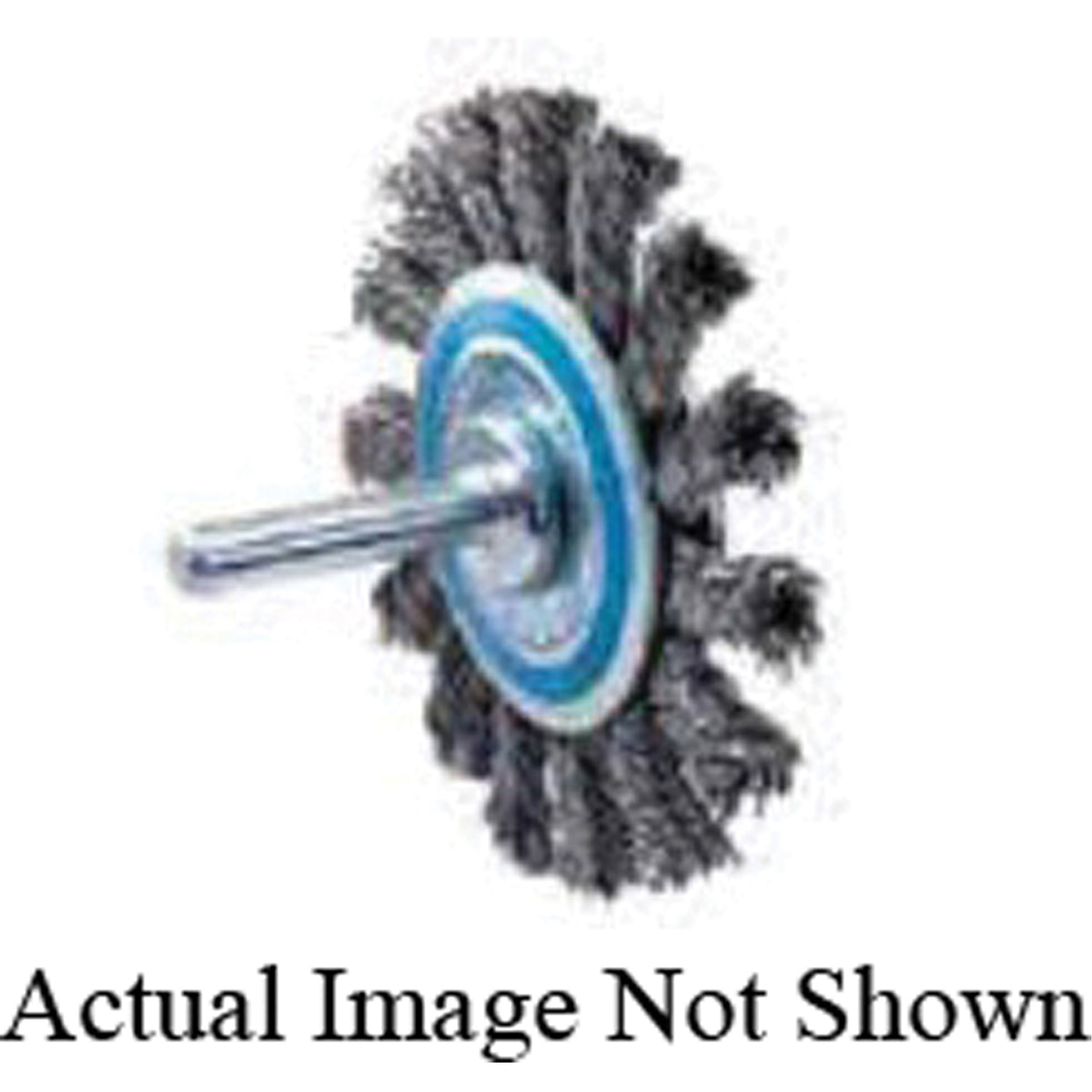 Mounted Knot-Twisted Wire Wheel, 2-3/4" Dia., 0.02" Fill, 5/8"-11 Arbo ...